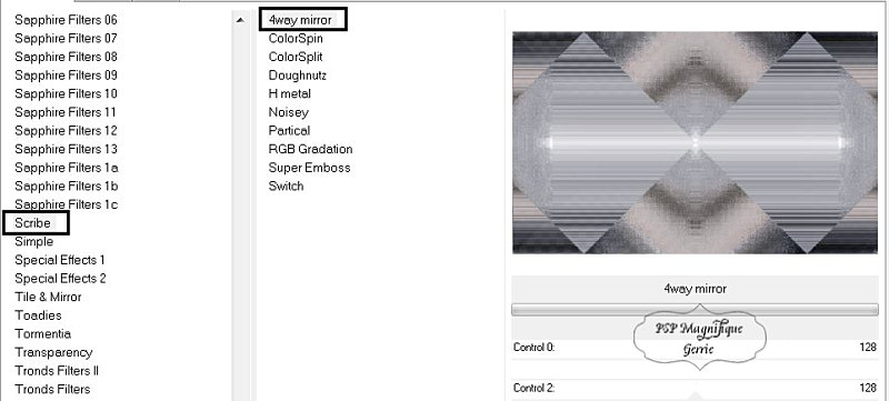 Effects-Plugins- Scribe - 4 way miror use the settings below